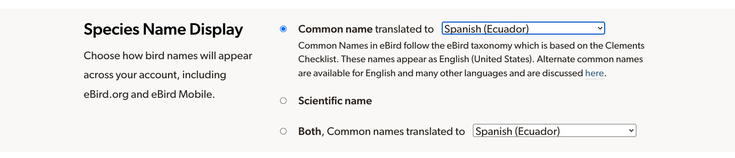 Language Translations - Birds of the World